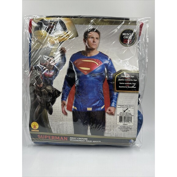 Rubie's | Other | Superman Muscle Chest W Cape Mens Adult Costume New ...